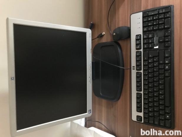 HP 1740 LCD monitor + HP tipkovnica + HP USB miška