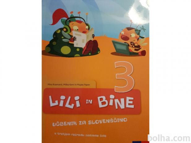 Lili in Bine 3, učbenik za slovenščino