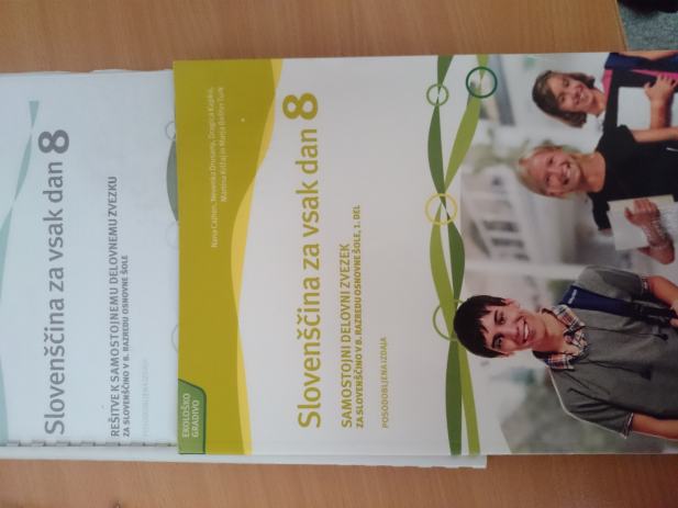 SLO za vsak dan, 8.razred, samostojni delovni zvezek + rešitve
