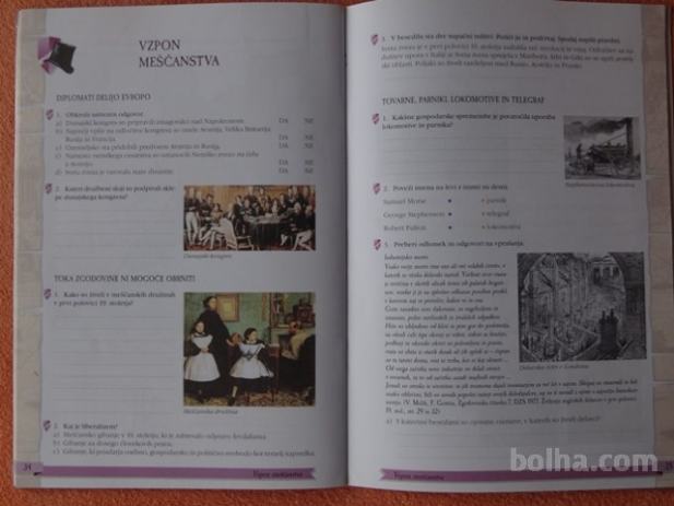 Zgodovina za 8. razred OŠ, delovni zvezek