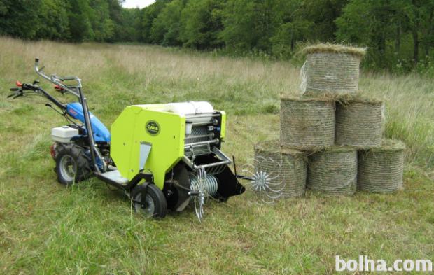 Gorska mini balirka CAEB MP 550 za motokultivatorje