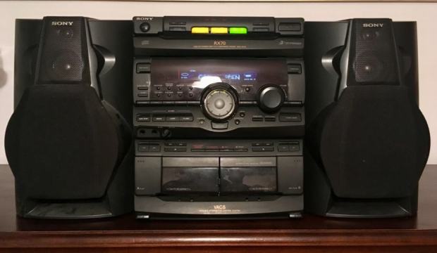 Sony Mini Hi-Fi Component glasbeni stolp MHC-RX70 MHC-RX80 Radio