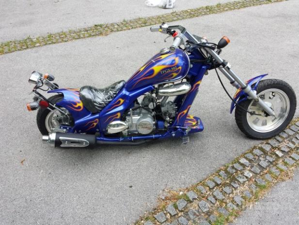 ATV LONCIN SKUTER FANCY SCOOTER CHOPER 125CC ČOPER KROS, 2013 l.