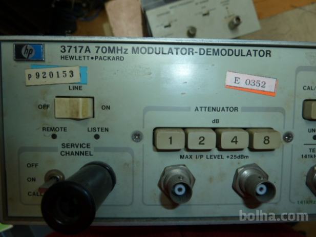 HP 3717A 70MHz modulator-demodulator