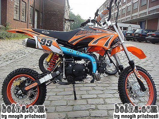 Za otroke ali odrasle CROSS ORION BFD 125cc midi moto kros motor, 1900 l.
