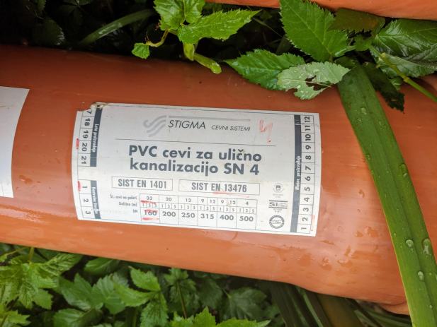 PVC UKC cev za kanalizacijo 3000 - 160