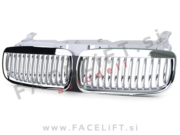 BMW 7 / E65 E66 (01-05) / ledvičke / kromirane (sijaj)