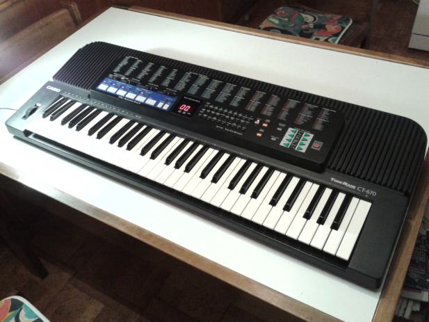 Klaviatura CASIO CT-670 ToneBank
