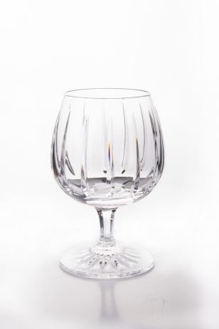 komplet dveh kozarcev za konjak - kristalno steklo - steklarna rogaška