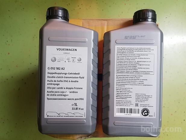 OLJE ZA DSG VW MENJALNIKE - ORIGINAL G 052 182 A2