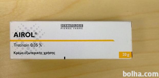 Airol (tretinoin 0,05%, Retin A krema)