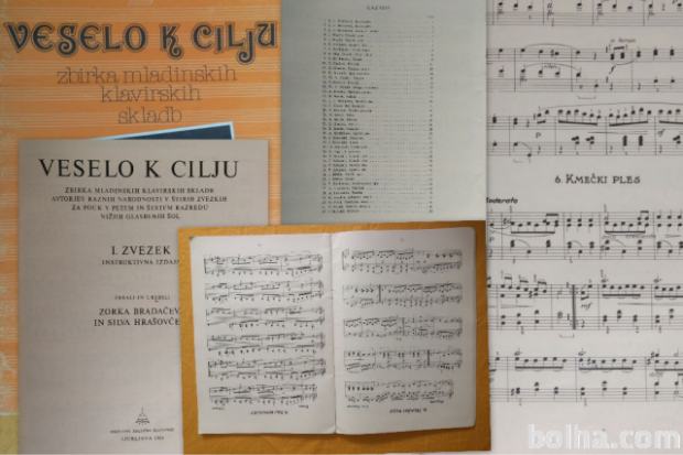 NOTE za klavir