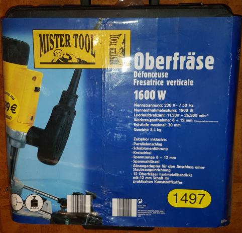 Nadrezkar Mister-tool 1600W