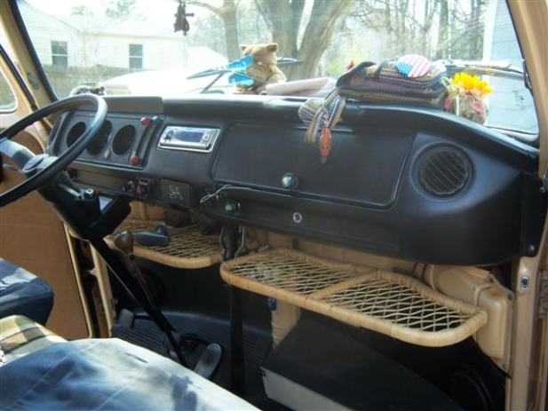 VW T2 bamus polica-bamboo shelf,oldtimer,starodobnik