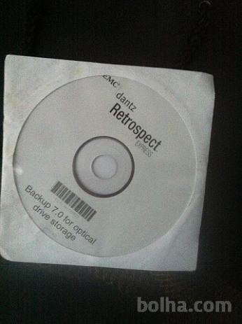 neuporabljen cd DANTZ RETROSPECT EXPRESS BACKUP 7.0 naprodaj
