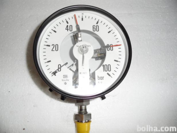 kontaktni manometer 100 bar