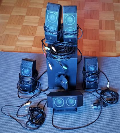 Zvočniki Logitech X 540, 5.1 surround sistem
