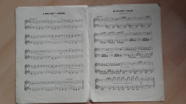 GLASBA-NOTE.L.M.ŠKERJANC.24 DIATONIČNIH PRELUDIJEV ZA PET PRSTOV....