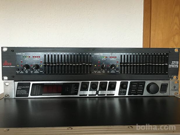 behringer VIRTUALIZER pro / DBX equalizer,limiter2215
