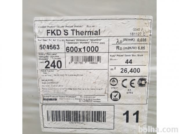 KNAUF INSULATION kamena volna TERVOL FKD-S Thermal 24cm