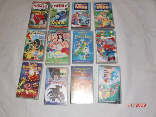 OTROŠKE RISANKE KASETE VHS