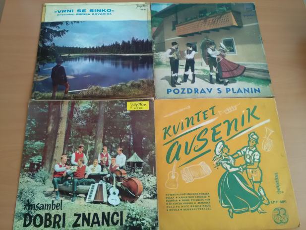 LP VINIL PLOŠČE: SLOVENSKA NARODNO-ZABAVNA GLASBA