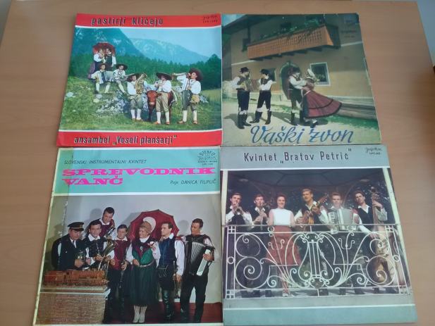 LP VINIL PLOŠČE: SLOVENSKA NARODNO-ZABAVNA GLASBA