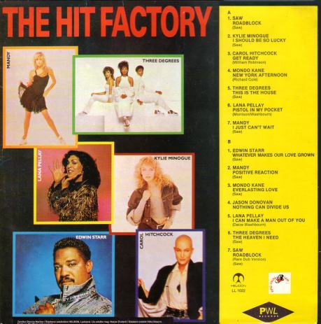 Stock, Aitken & Waterman ‎– Hit Factory LP vinyl M/VG+