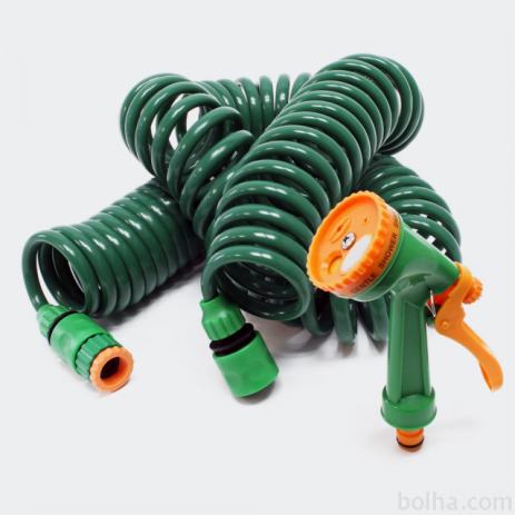 Vrta cev za zalivanje 15 m s priključki