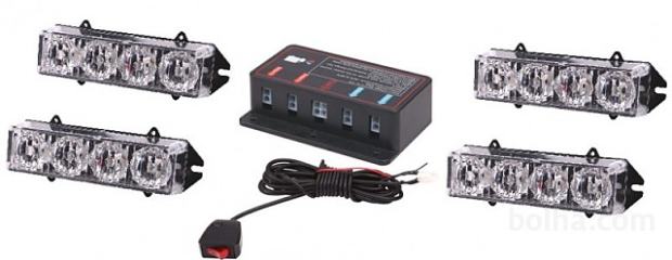 Stroboskopske opozorilne luči CREE / 4 LED/panel 16W-96W 12V
