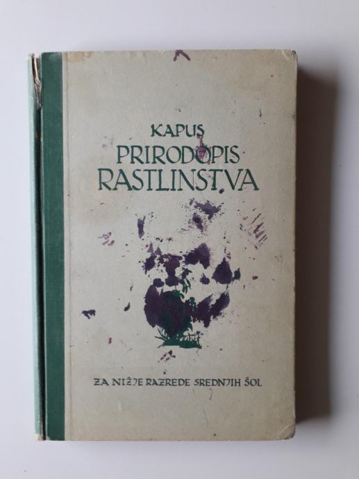 KAPUS, PRIRODOPIS RASTLINSTVA, 1937