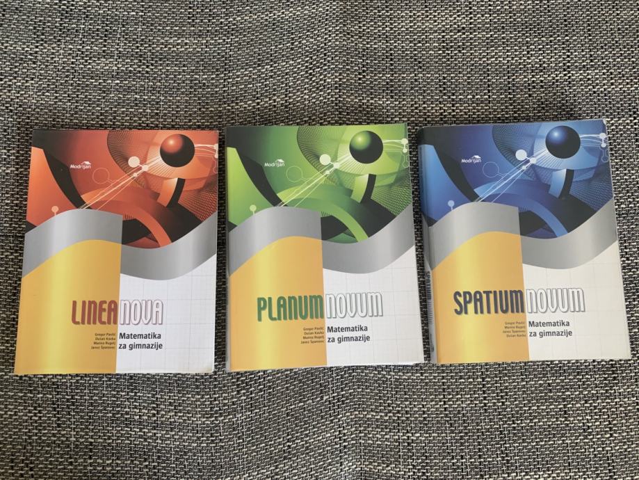 Linea nova, Planum novum, Spatium novum, učbenik za matematiko
