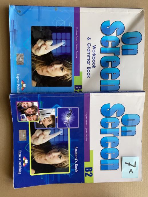 On screen intermediate, učbenik in delovni zvezek za angleščino