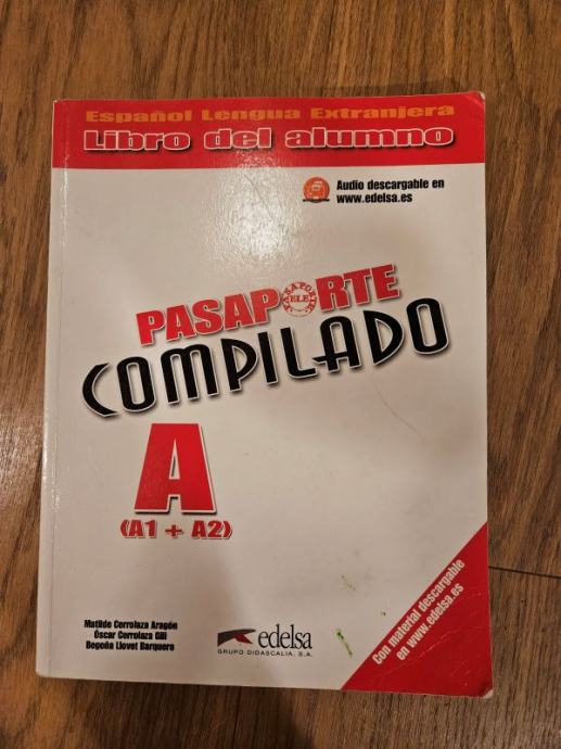 Pasaporte compilado A (A1+A2), delovni zvezek in učbenik