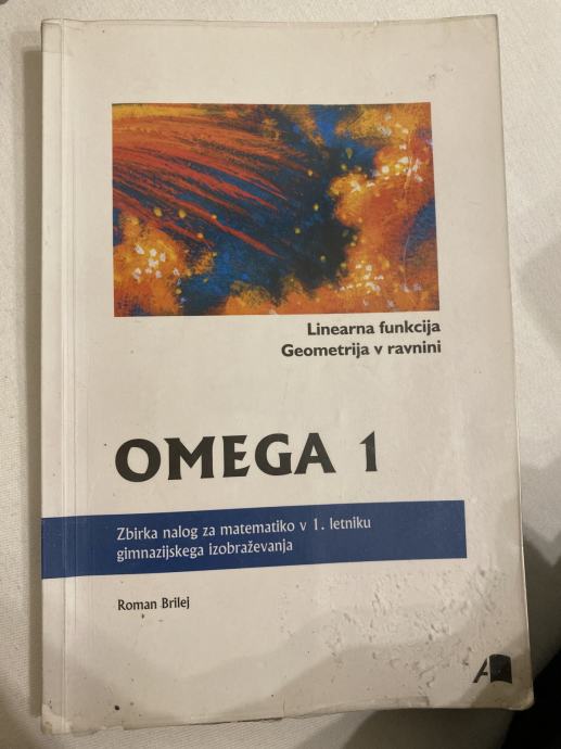 UČBENIK OMEGA 1-Linearna funkcija, geometrija v ravnini