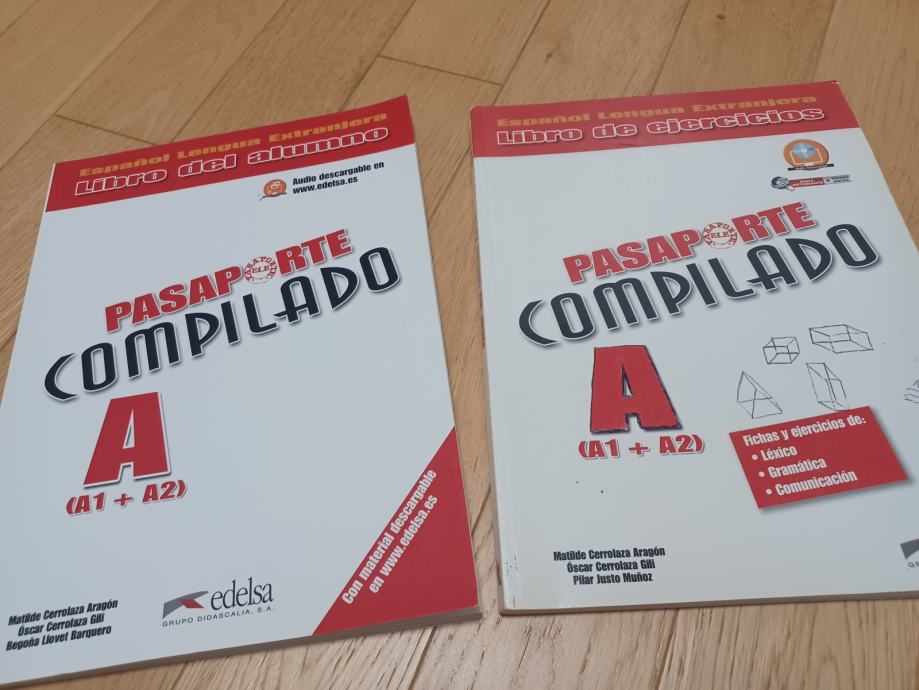 UČBENIK PASAPORTE COMPILADO A (A1 + A2) Libro del alumno - španščina C