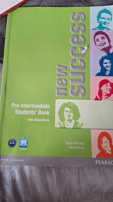 New success pre intermediate students book- angleščina A1-B1
