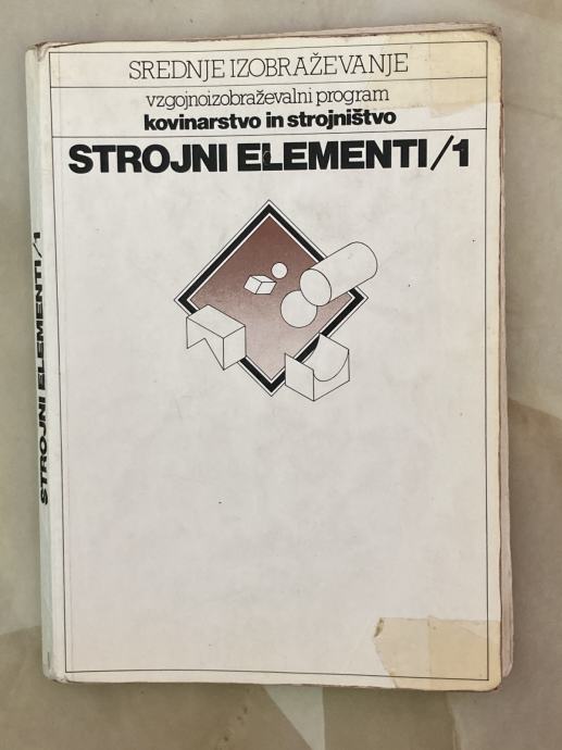 Učbenik Strojni elementi 1
