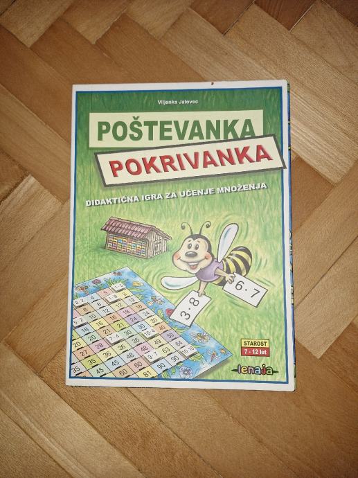 poštevanka pokrivanka