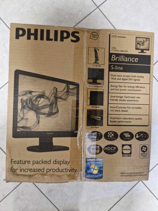LCD Monitor philips 17 col