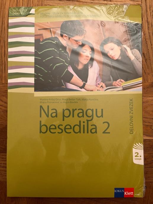Delovni zvezek Na pragu besedila 2