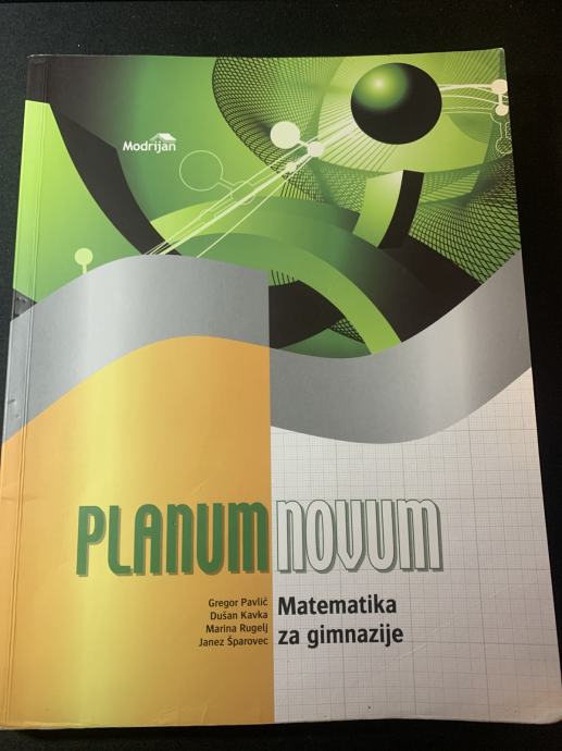 PLANUM NOVUM, MATEMATIKA ZA GIMNAZIJE