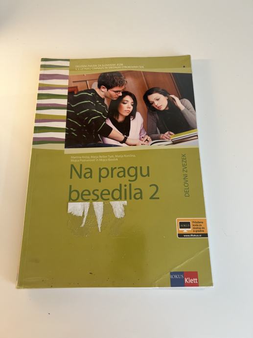 Na pragu besedila 2 (delovni zvezek, ovit)