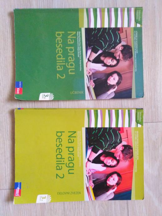 NA PRAGU BESEDILA 2 (učbenik in delovni zvezek)