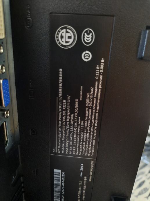 Monitor DELL P2213f