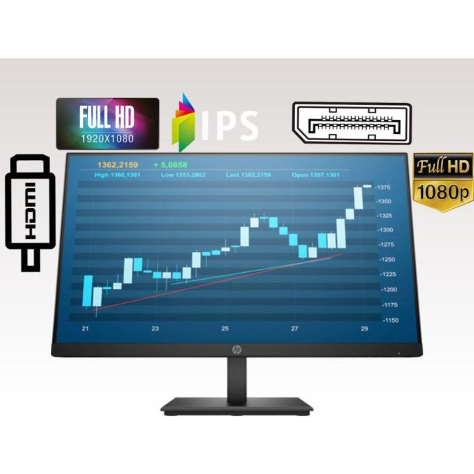 NOVO - HP P244 IPS monitor - ( 24 inčev - Full-HD ) - HP Pro. serija