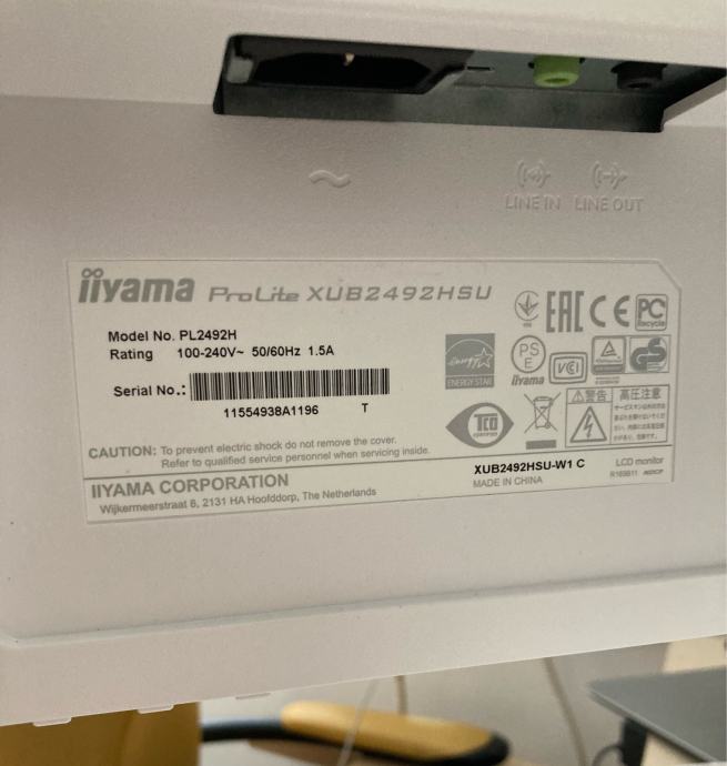 Monitor 24” Iiyama xub2492hsu