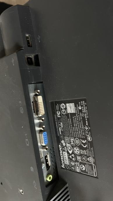 Monitor Lenovo ThinkVision 24 LT2452pwc, FULL HD (1920x1200), LED, DV