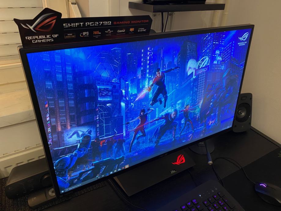 ASUS ROG SWIFT PG279Q Gaming Monitor IPS 165Hz G-SYNC 2K