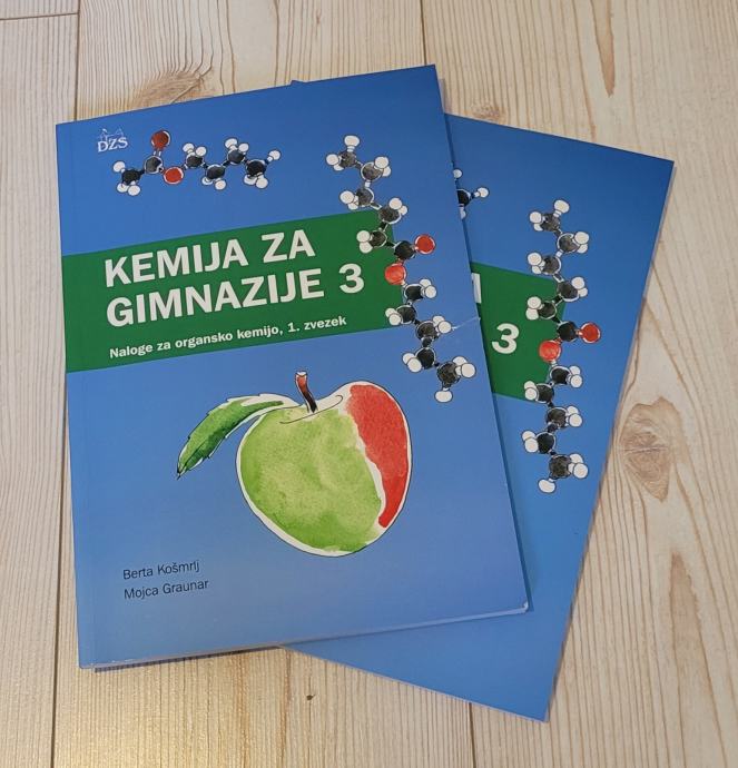 komplet delovnih zvezkov Kemija za gimnazije 3 - organska kemija